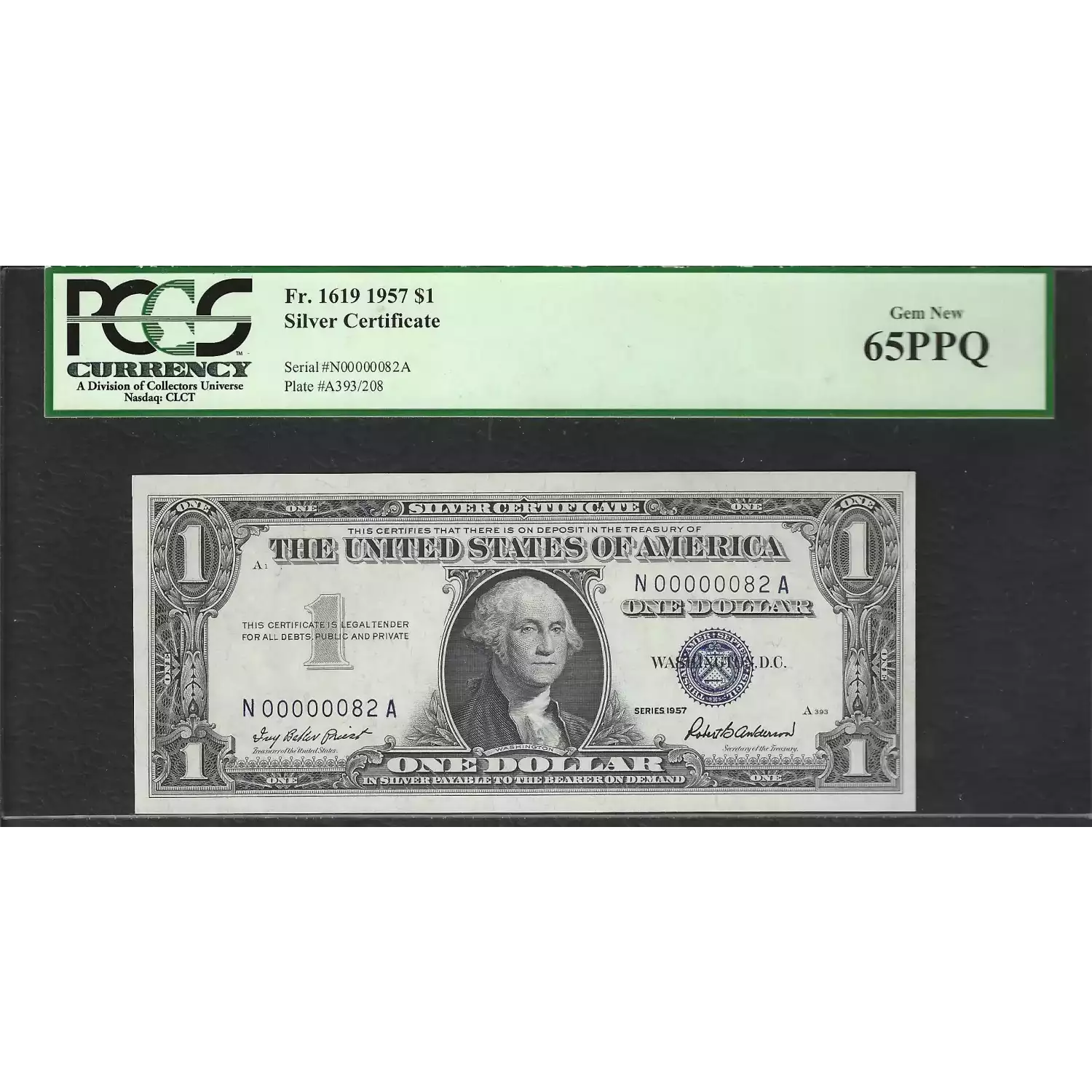 1957 Blue Seal Dollar Bill