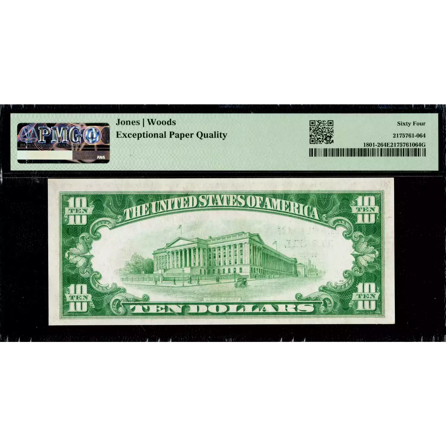 $10 1929 small brown seal. Small National Bank Notes 1801-2 - Executive ...