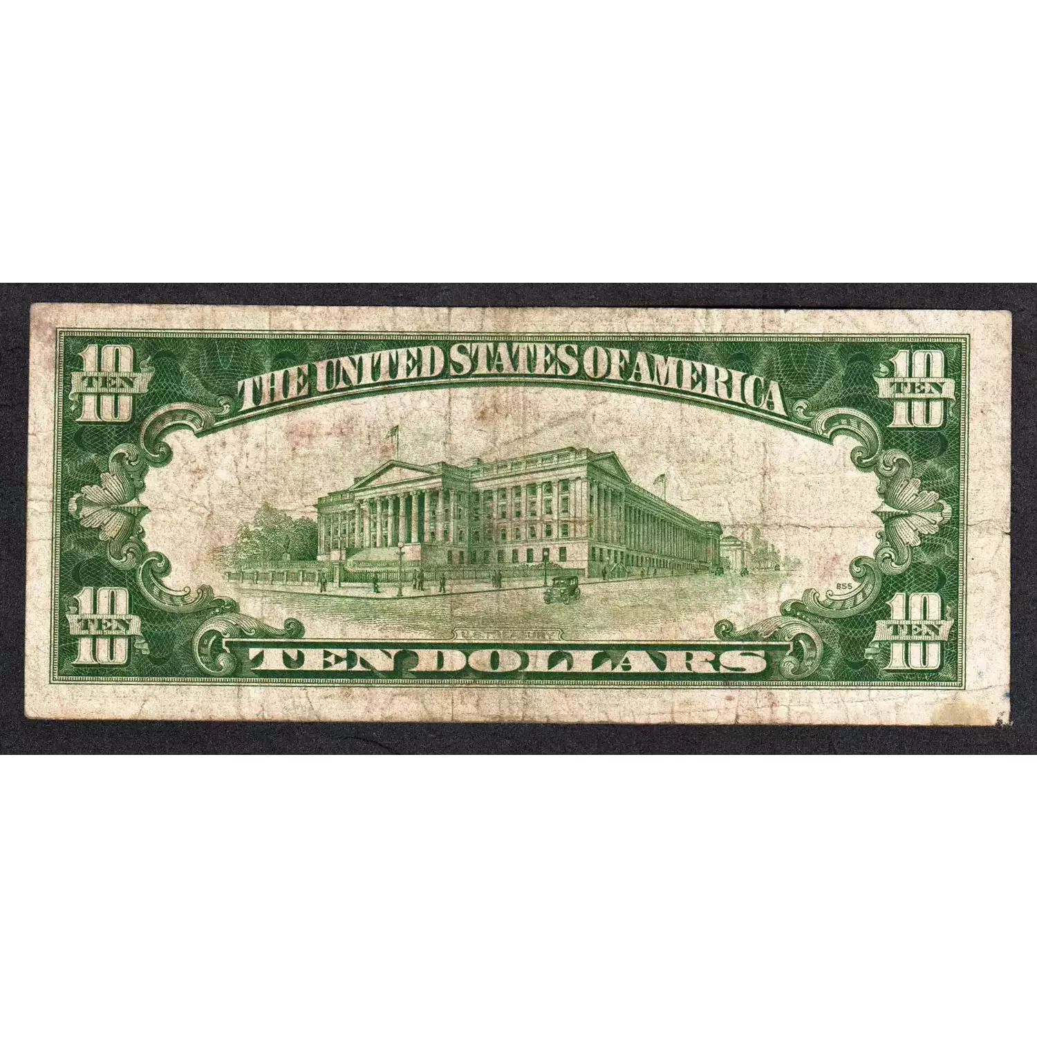 $10 1934-A yellow seal Emergency Notes Issued During WW2 2309 ...