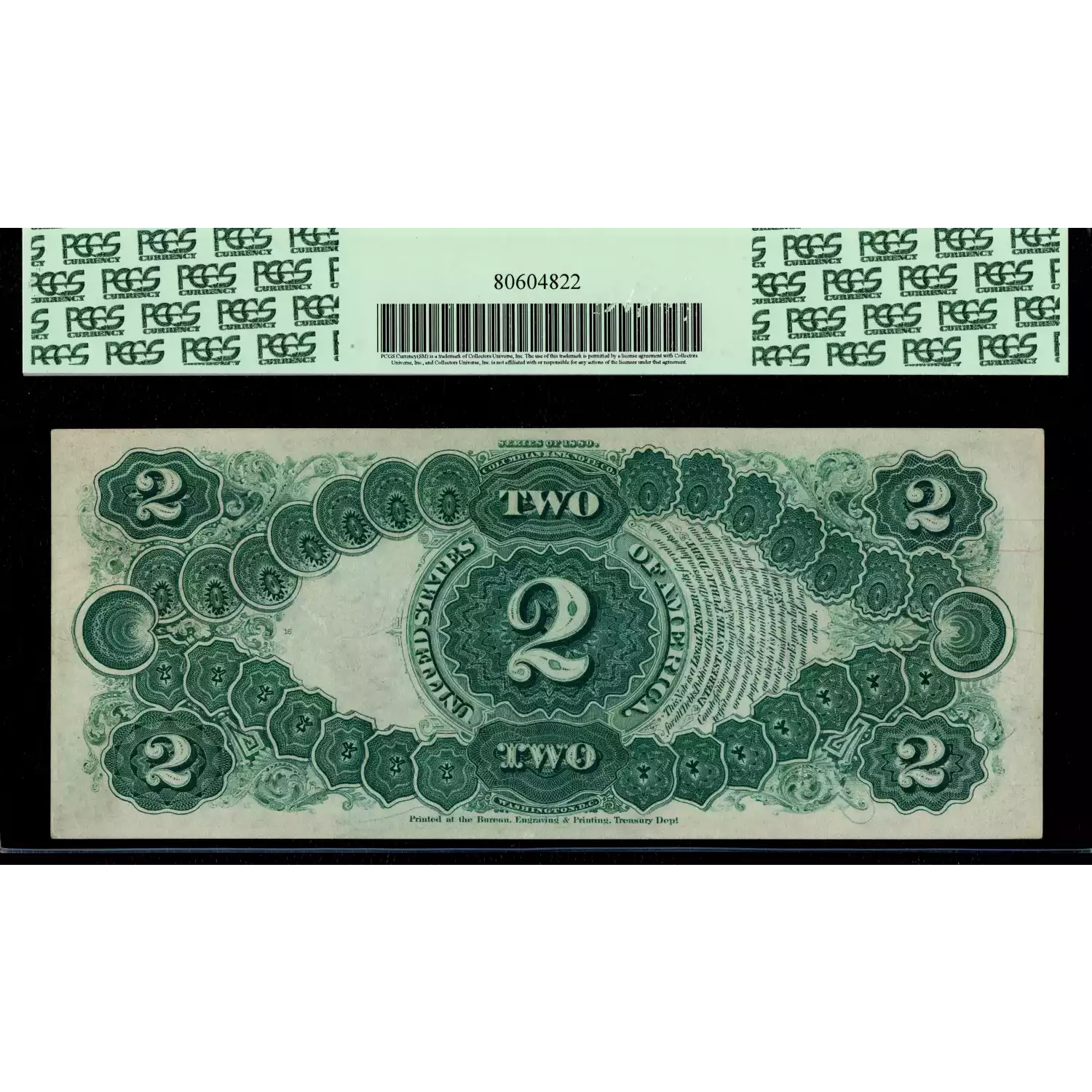 $2 Large Brown Legal Tender Issues 51 - Executive Currency