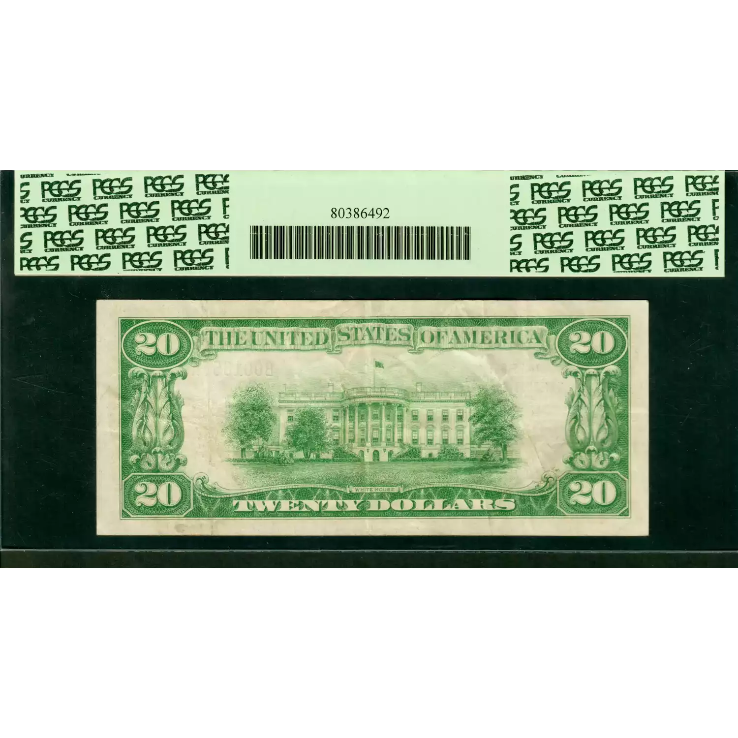 $20 1929 small brown seal. Small National Bank Notes 1802-1 - Executive ...